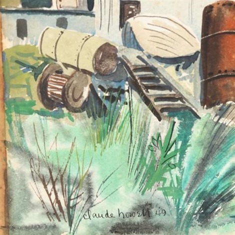 Harbor Scene double-sided by Claude Howell on artnet