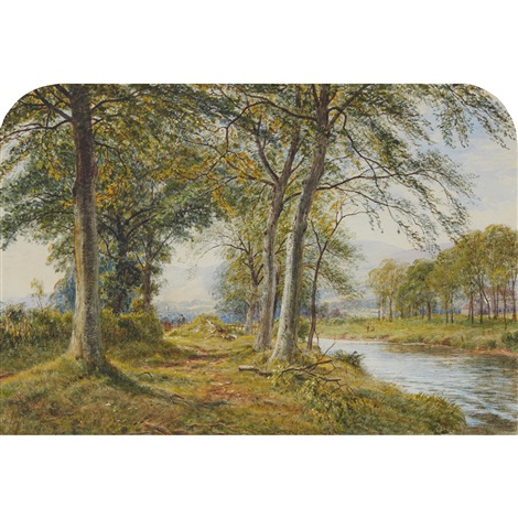 RIVERSIDE PATH by Waller Hugh Paton on artnet