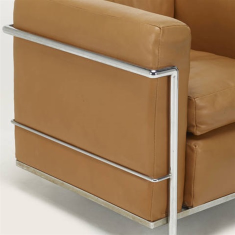 LC2 chairs, pair by Le Corbusier, Charlotte Perriand and Pierre ...