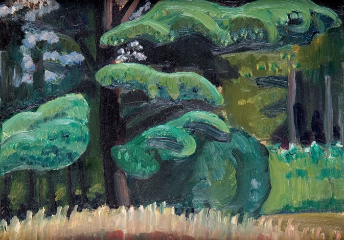 Pine trees study by Efa Prudence Heward on artnet