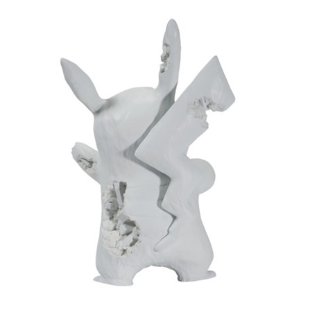 BLUE CRYSTALIZED PIKACHU by Daniel Arsham on artnet