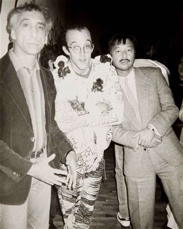 Keith Haring, Stuart Pivar and Michael Chow by Andy Warhol on artnet