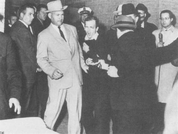 Lee Harvey Oswald...being shot by Jack Ruby by Robert H. (Bob) Jackson ...