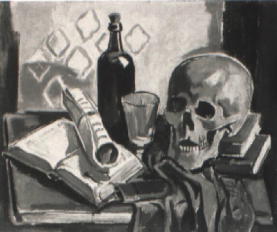 Stilleben mit Totenkopf by Erich Hartmann on artnet