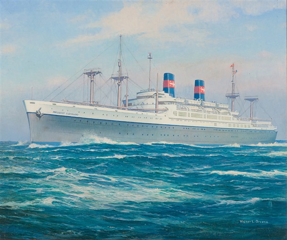 SS President Cleveland, c. 1947 by Walter L. Greene on artnet
