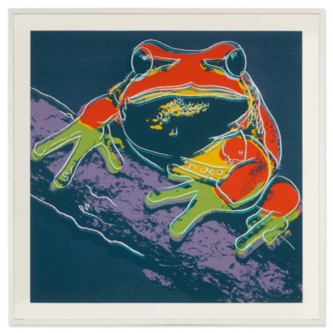 Pine Barrens Tree Frog, from Endangered Species by Andy Warhol on artnet