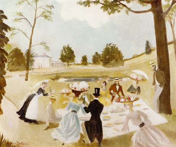 Picnicking in style by Doris Clare Zinkeisen on artnet