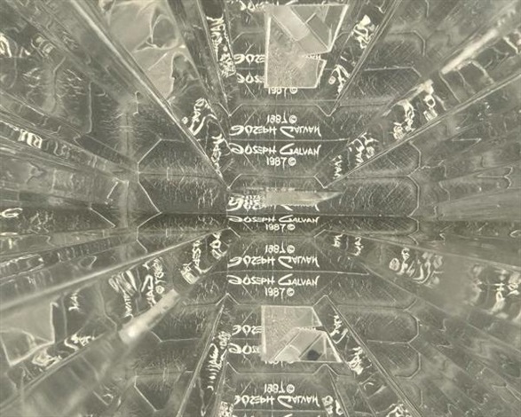 An Art Deco Revival acrylic and glass console table by Joseph Galvan on ...