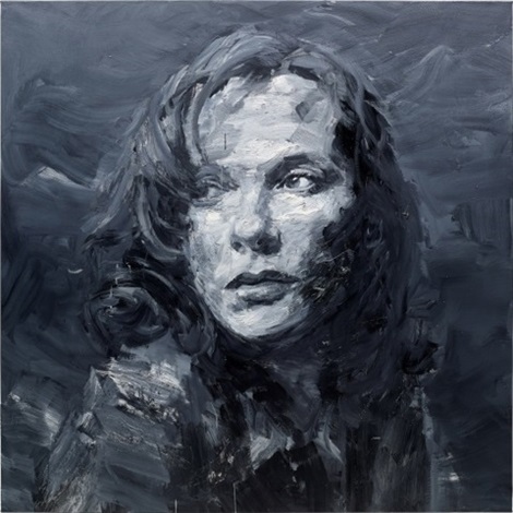Portrait of Isabelle Huppert III by Yan Pei Ming on artnet