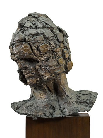 Warrior Head by Elisabeth Frink on artnet