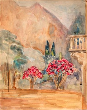 TORBOLE, LAKE GARDA, 1928, LAKE GARDA, 1929, BALCONY SCENE, 1896 and ...