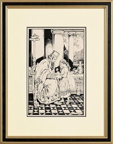 King Midas and a Young Girl - Illustration from Tales of Old Greece by ...
