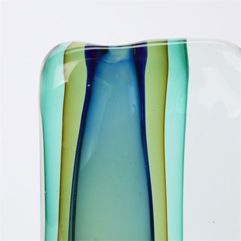 Fort After Da Ros Murano Glass Sasso Momento Vase by Gino Fort on artnet