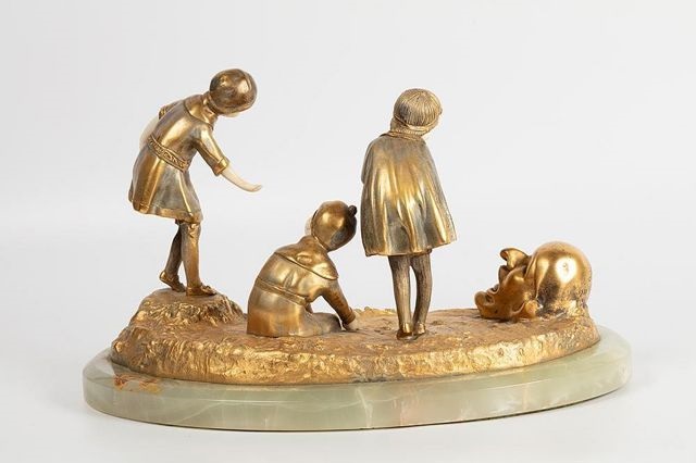 Children Playing Boules Fillettes Au De Passe-Boules by Demetre ...