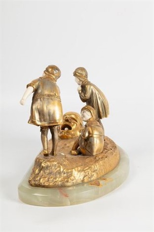 Children Playing Boules Fillettes Au De Passe-Boules by Demetre ...