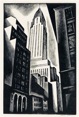 Chrysler Building by Howard Norton Cook on artnet