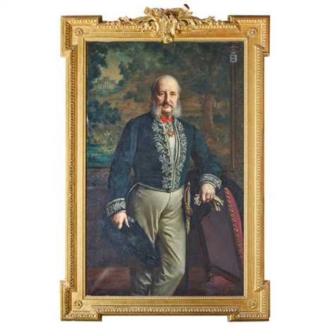 Portraits of Monsieur and Madame Marcel de Bernard de la Fosse. by ...