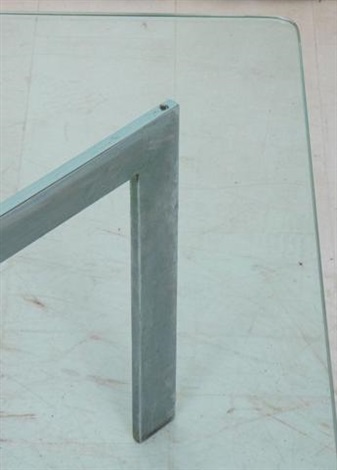 Ludwig Mies Van Der Rohe Style Glass Top Table by Ludwig Mies van der ...
