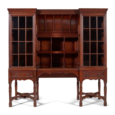 LARGE ARTS CRAFTS OAK CABINET, CIRCA 1890 by Philip Webb on artnet