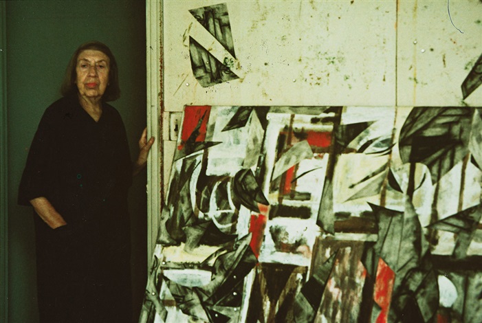 Portrait of the artist Lee Krasner 1908-1984 by Lenore Seroka on artnet