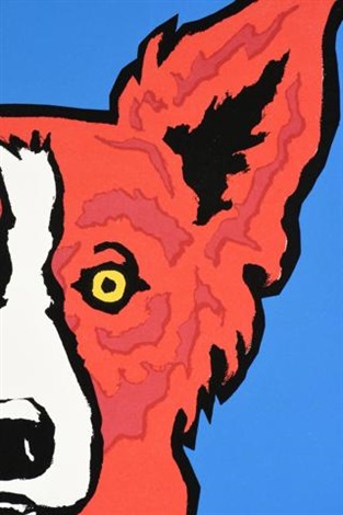Red Dog, by George Rodrigue on artnet