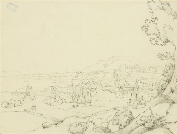 5 Neapolitan drawings The Grotto of Posillipo by Antoine-Victor-Edmond ...