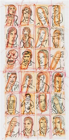 Untitled Male Portraits I by Conrad Botes on artnet