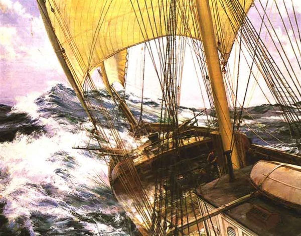 HIGH SEAS by Montague Dawson on artnet