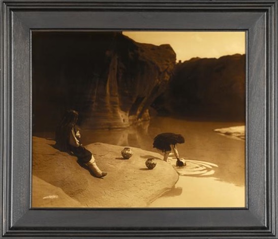 At the Old Well - Acoma by Edward S. Curtis on artnet