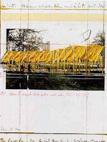 The gates project for Central Park, New York City by Christo and Jeanne ...