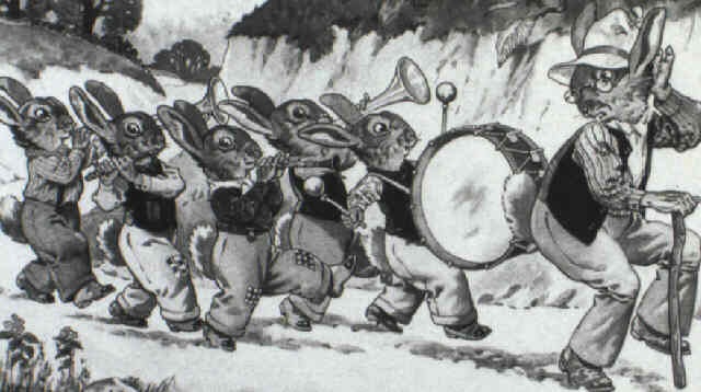 Rabbitt marching band by Cyril Cowell on artnet