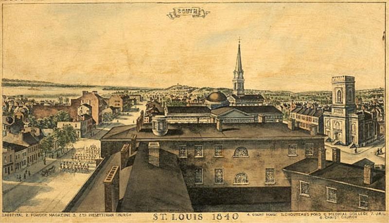 South St. Louis, 1840 after JC Wild by Charles Overall on artnet