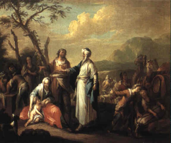 Jacob and Laban by Johann Conrad Seekatz on artnet