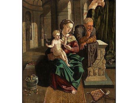 DIE HEILIGE FAMILIE by Jan van Scorel on artnet