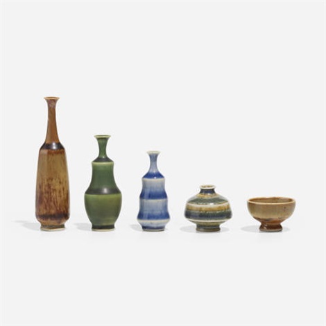 Collection of thirty-five miniature vessels by John Andersson on artnet
