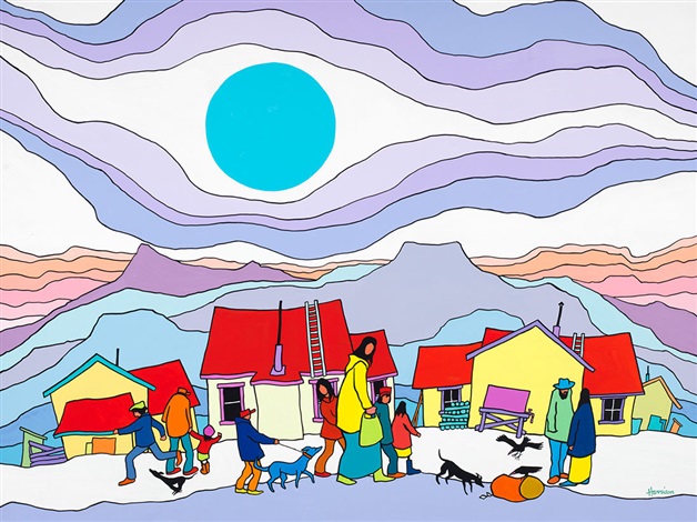 The Eye of Day by Ted Harrison on artnet