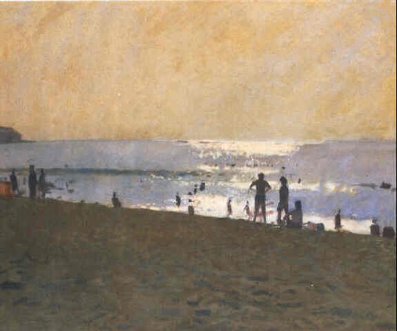 SUNSET ON THE BEACH by Ken Howard on artnet