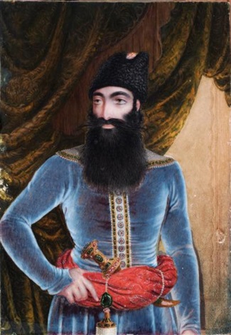 Portrait du prince heritier Abbas Mirza Qajar by Henry Collens on artnet