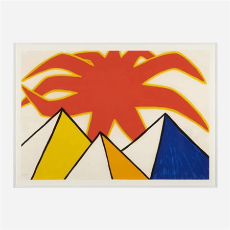 Pyramids and Sun by Alexander Calder on artnet