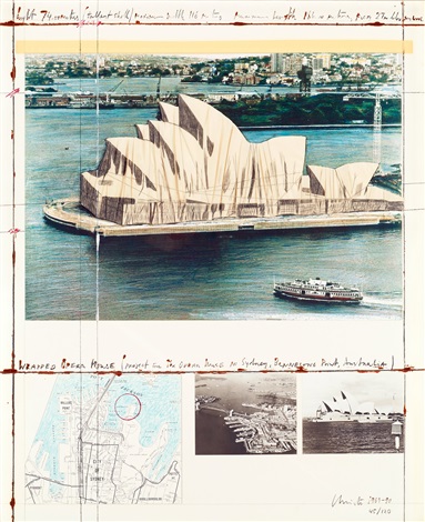 Wrapped Opera House Project for the Opera House in Sydney, Bennelong ...