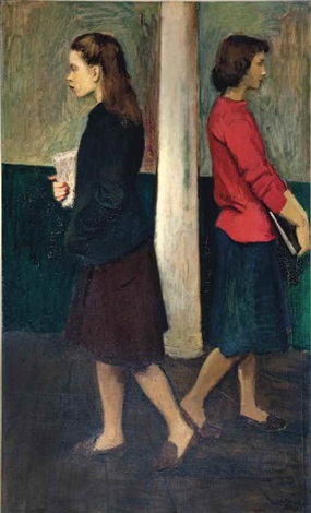 Two Sisters by Raphael Soyer on artnet