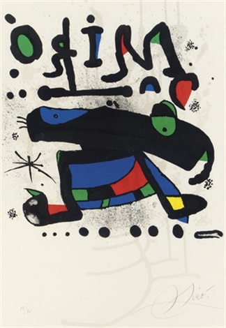 Poster for Miró, Seibu Museum of Art, Tokyo by Joan Miró on artnet