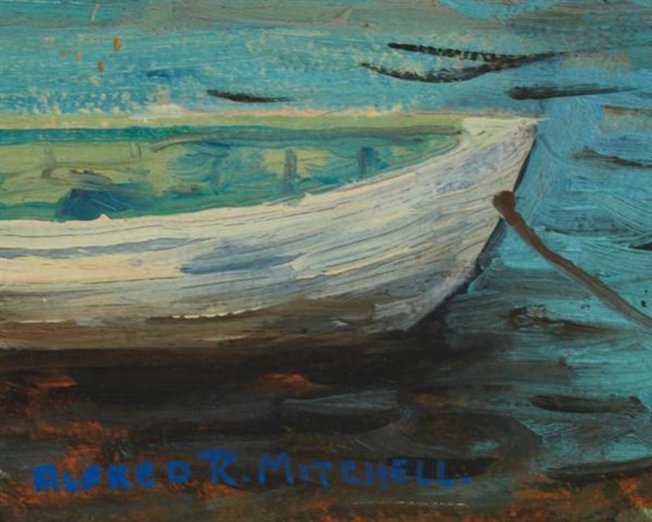 The Spunky At Rock Hall, Maryland by Alfred Richard Mitchell on artnet