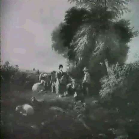 LANDSCAPE WITH YOUNG SHEPHERD AND SHEPHERDESS by Joseph Rhodes on artnet