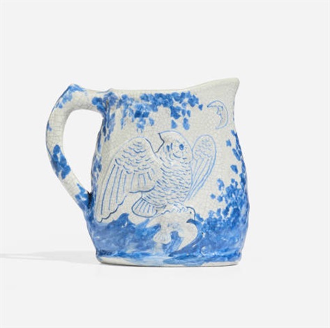Dedham Pottery, Night and Day pitcher by Dedham Pottery on artnet