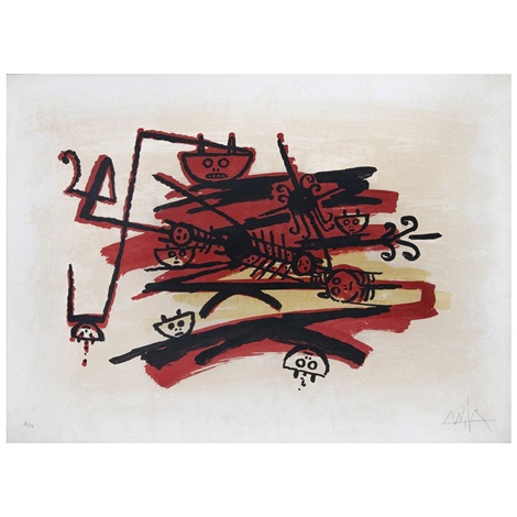 El Último viaje del Buque Fantasma, 1976 by Wifredo Lam on artnet