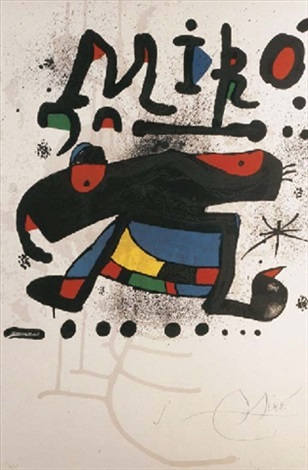 Poster for The exhibition 100 sculptures by Joan Miró on artnet