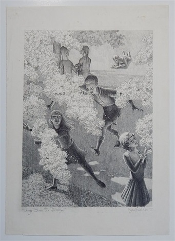 Cherry Blossom in Brooklyn by Kyra Markham on artnet