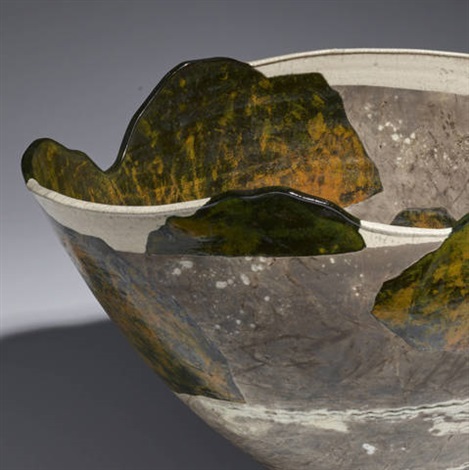 Landscape bowl by Wayne Higby on artnet