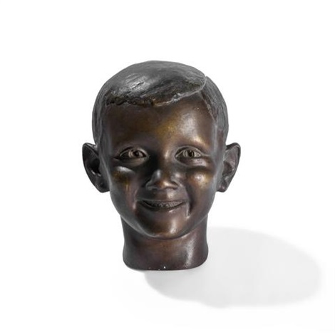 MISCHIEF, PORTRAIT OF A BOY by Robert Bain on artnet